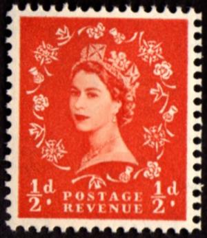 Great Britain - 1/2d stamp of 1953 (#47009) | StampData